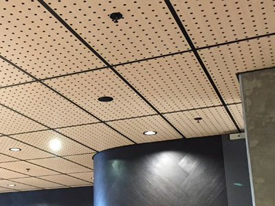 Wooden Plain/Perforated Acoustic ceiling (WARSA) - Credence Industries